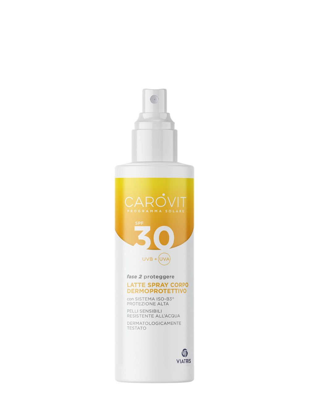 CAROVIT LATTE SPRAY Corpo Dermoprotettivo SPF 30 e SPF 50+ - IndexMedical